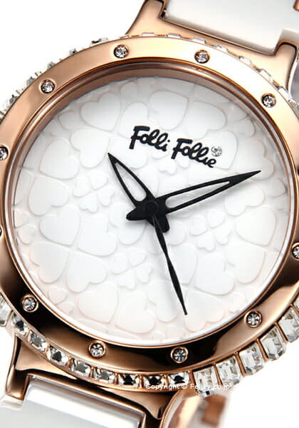 [New]forifori clock FOLLI FOLLIE Ladies Symphony WF13B012BPW-XX - BE FORWARD Store