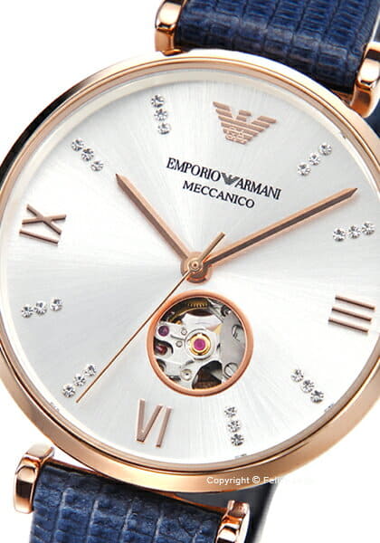 [New]Emporio Armani clock EMPORIO ARMANI Ladies Gianni T-Bar Mecanico ...