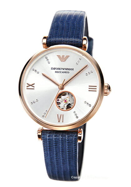 [New]Emporio Armani clock EMPORIO ARMANI Ladies Gianni T-Bar Mecanico ...