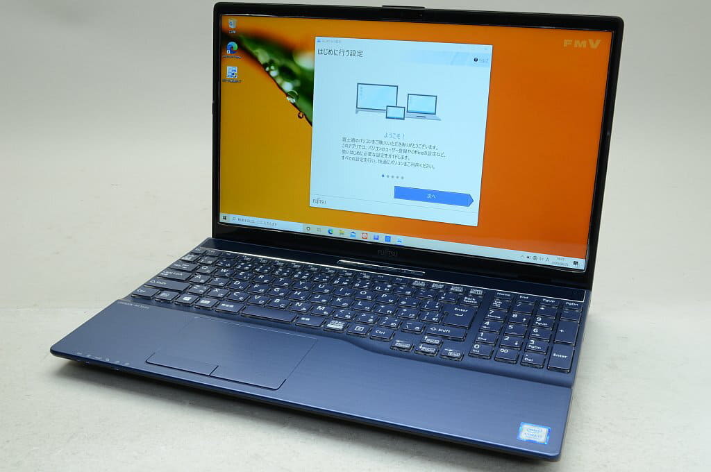 [Used]Fujitsu LIFEBOOK AH AH79/D3 FMVA79D3LK metallic blue - BE FORWARD ...