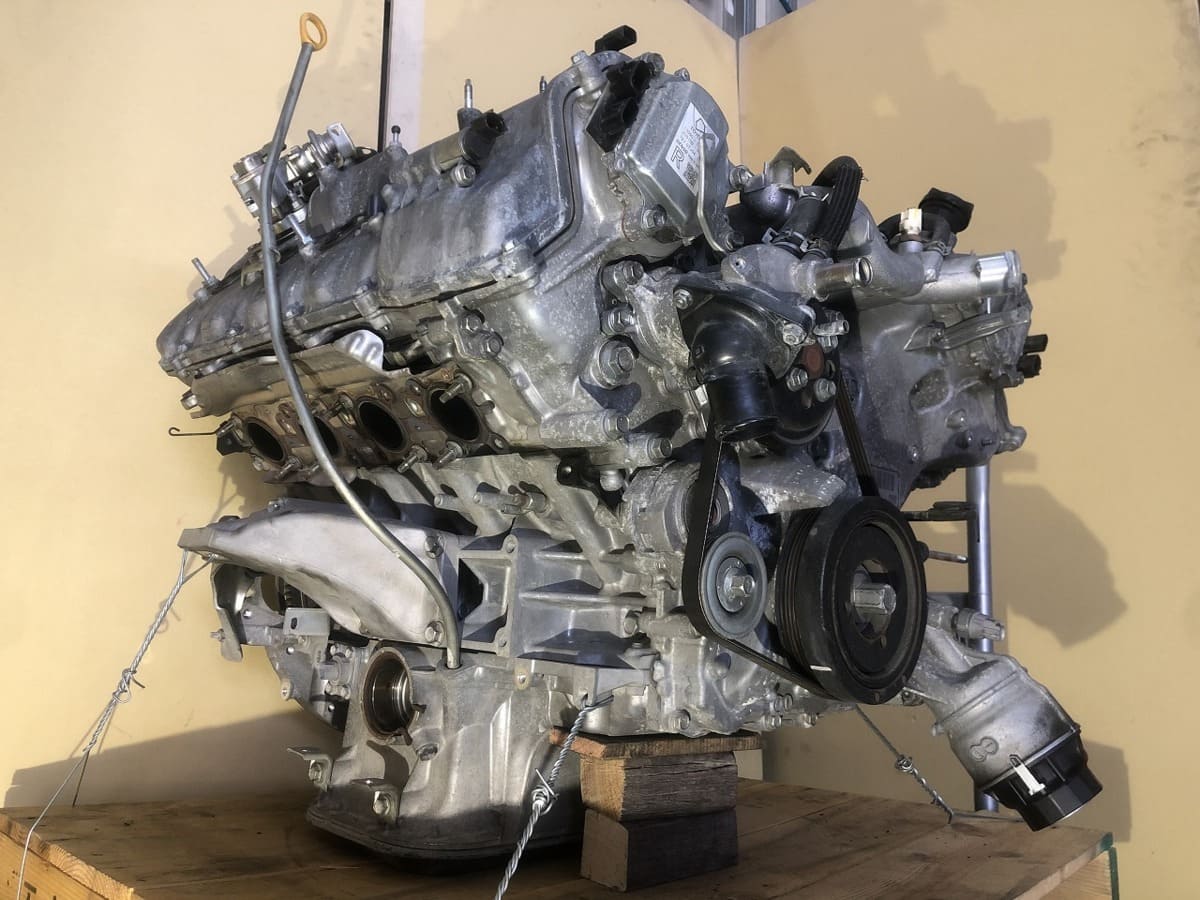 [Used]27 Lexus LS600hL Engine 2UR 2006247 UVF46 271677km silver 1F2 ...