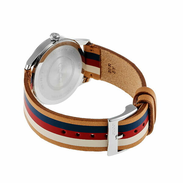 [New]Gucci GUCCI mens Ladies YA1264078 quartz brown - BE FORWARD Store
