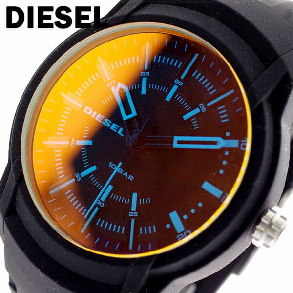 [New]Diesel DIESEL mens DZ1819 quartz Black Black - BE FORWARD Store