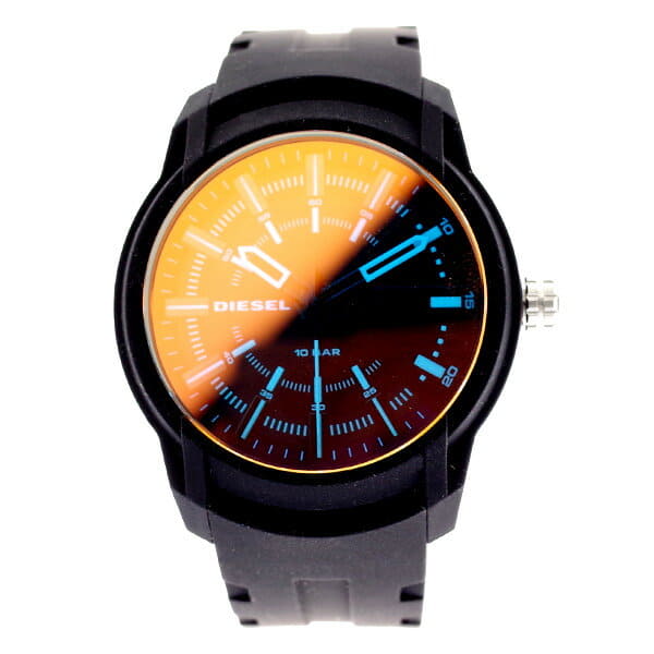 [New]Diesel DIESEL mens DZ1819 quartz Black Black - BE FORWARD Store