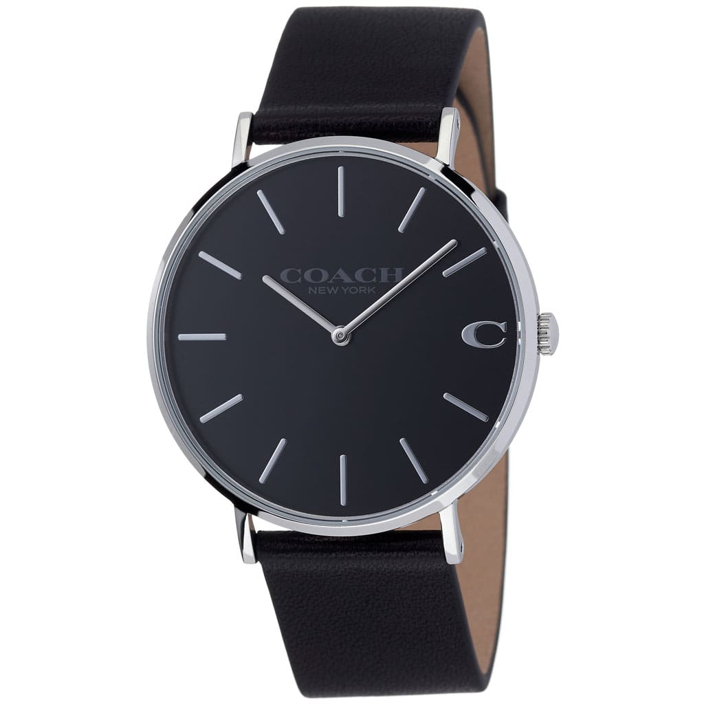 [New]coach COACH clock COACH coach clock coach Charles Charles mens ...