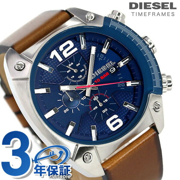 [New]up to 27 times Diesel clock mens overflow 49mm Chronograph DZ4400 ...
