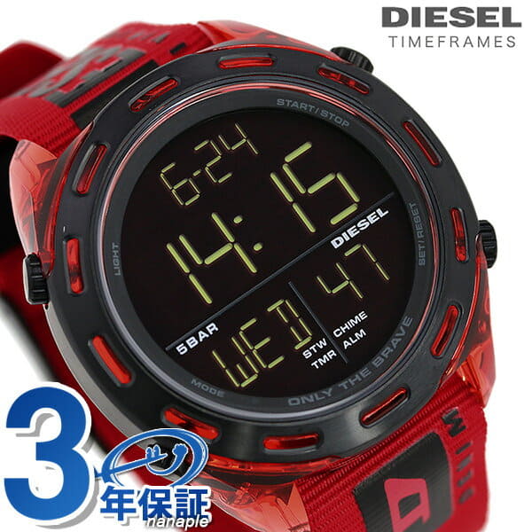 [New]up to 27 times Diesel clock mens DZ1916 DIESEL crusher 47.5mm ...