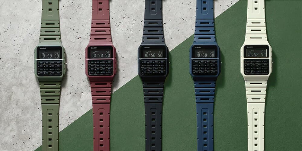 [New]* * with CASIO CA-53WF-8B CALCULATOR Vintage Mannish Color Casio ...