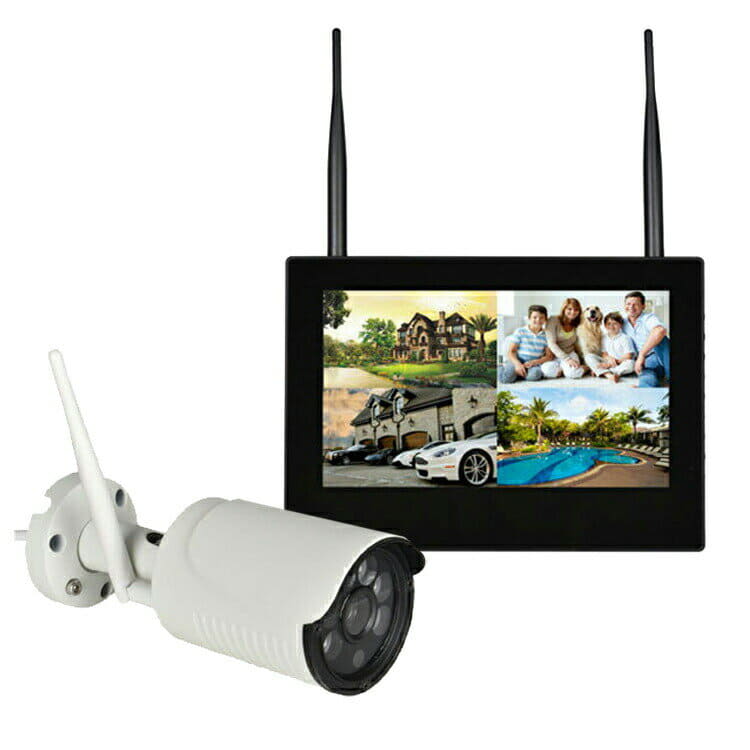 [New]Camera two set 10 inches monitor wireless surveillance camera set ...