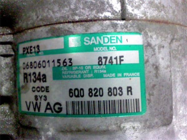 [Used]A/C Compressor VOLKSWAGEN Polo 2006 GH-9NBKY 6Q0820808F - BE ...