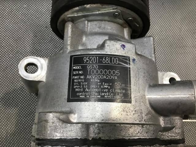 [Used]A/C Compressor SUZUKI Solio 2015 DBA-MA15S 9520068LD0 - BE ...