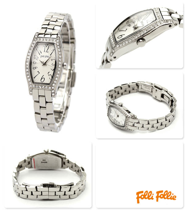 [New]forifori clock jirukoniatonoredisu WF8A026BPS Folli Follie debutante 20mm Silver - BE ...