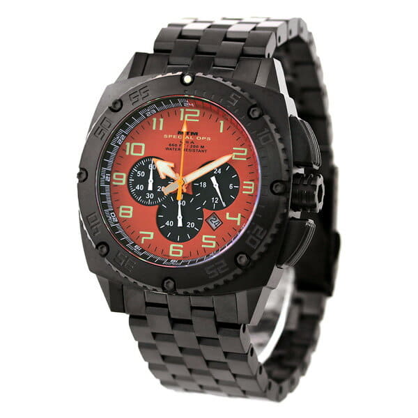 [New]up to 28 times MTM M tea M Patriot titanium Chronograph GMT mens ...