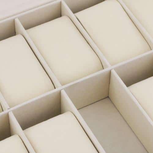 [New]10 slot PU leather box lock display case jewelry boxes - BE ...
