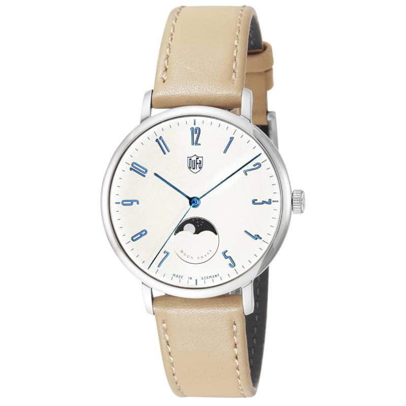 [New]duffa DUFA clock DUFA duffa clock Gropius Mond phase Gropius Mond Phase unisex white DF ...