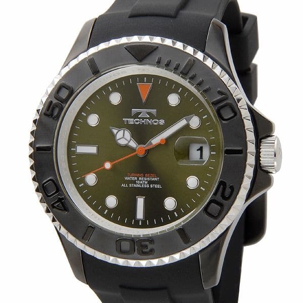 [New]TECHNOS TECHNOS diver's watch T4418BM divers - BE FORWARD Store