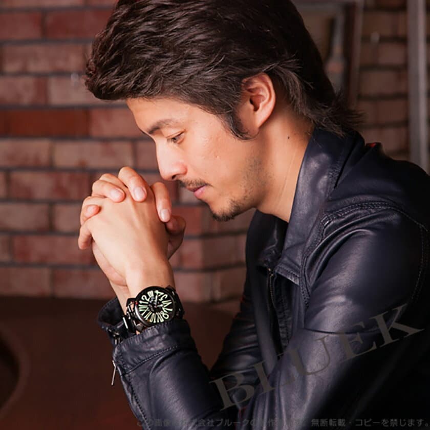 [New]Ga Ga MILANO slim 46MM mens GaGa MILANO 5082.2 - BE FORWARD Store