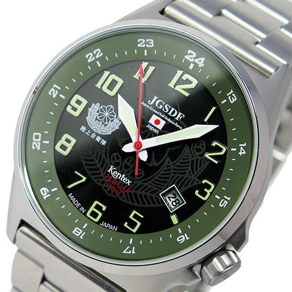 [New]Ken tex KENTEX JSDF solar standard mens clock S715M-04 - BE ...
