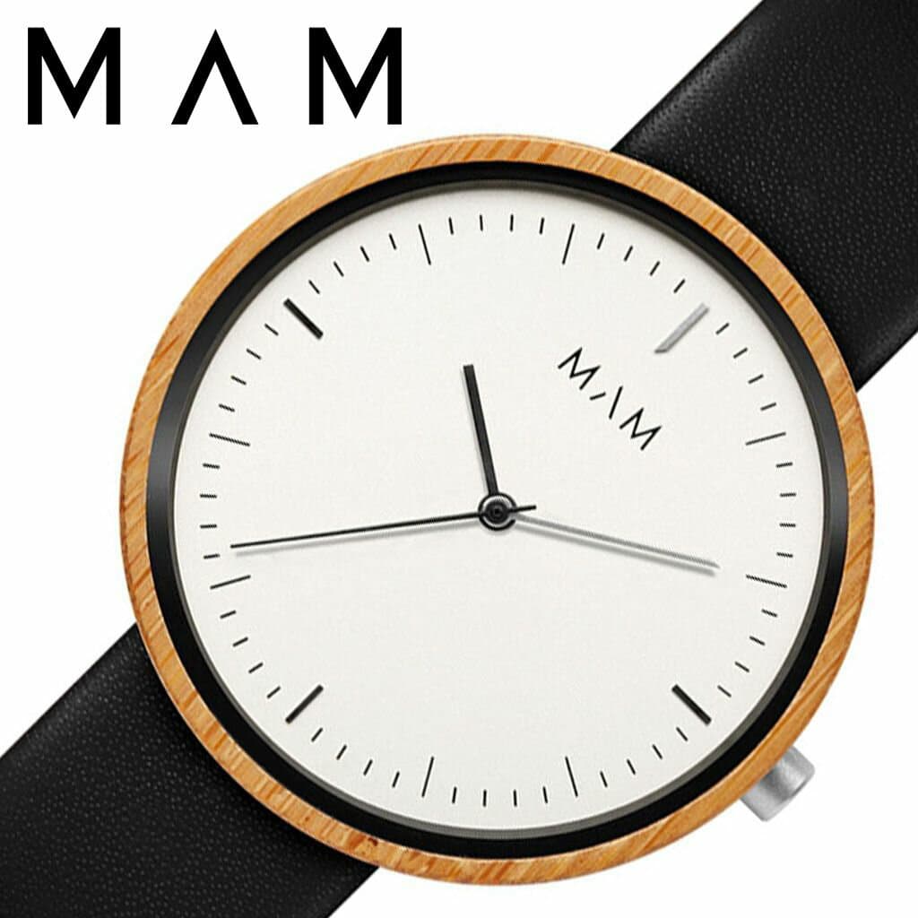 [New]mamu MAM clock Plano PLANO unisex mens white MAM644 [ latest ...