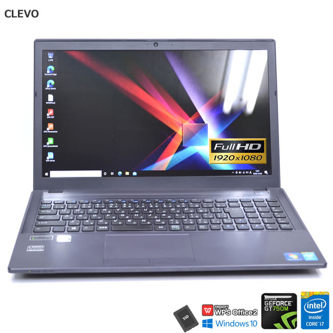 [Used]GeForce full HD CLEVO W650SR Core i7 4700MQ (2.40GHz) SSD memory ...