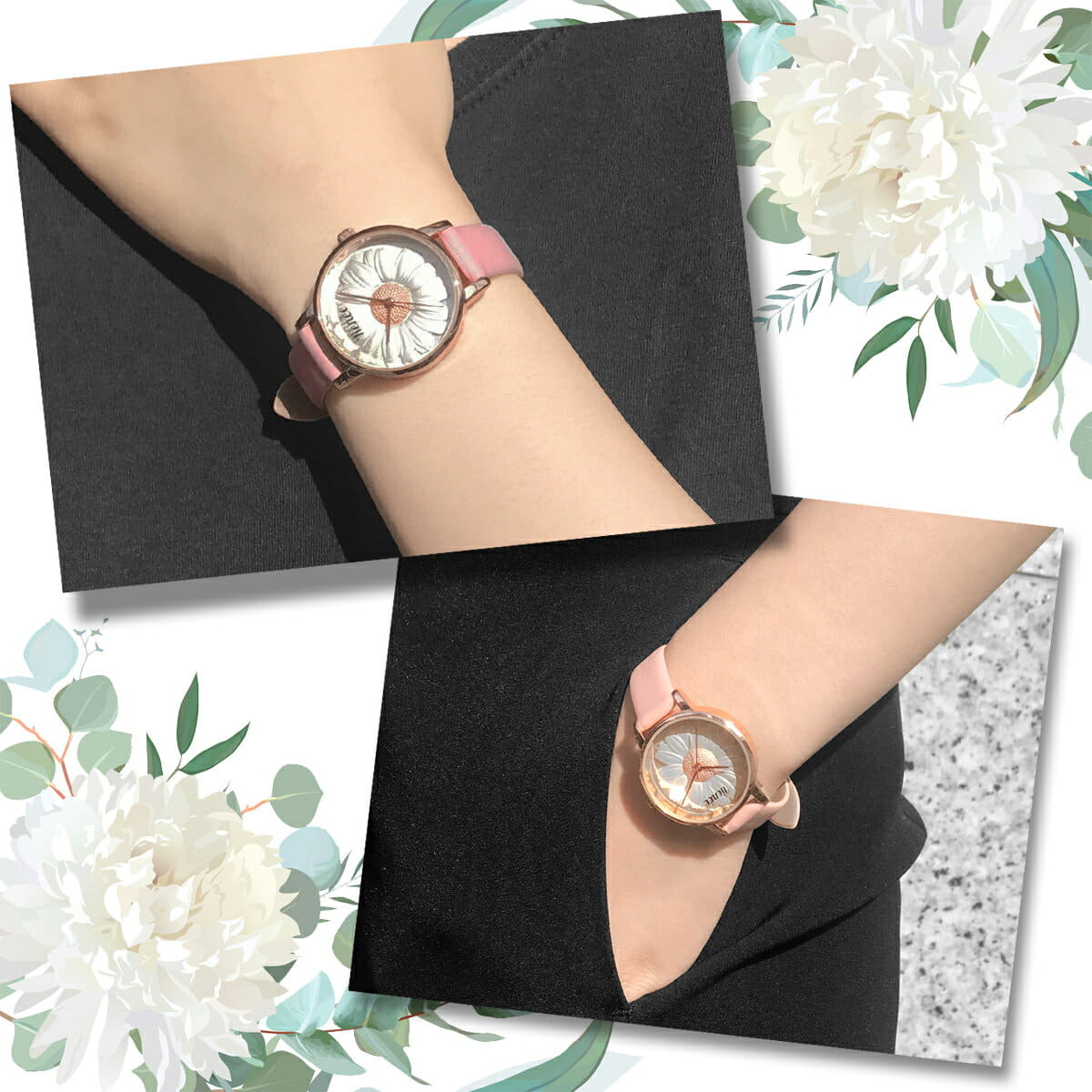 [New]All article RENEE Rene R05 Ladies analog quartz simple leather ...