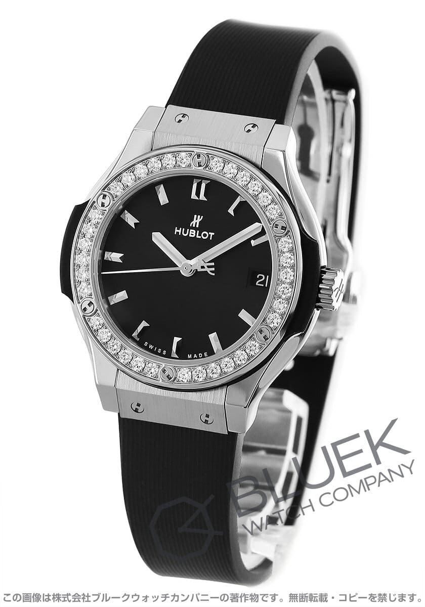[New]HUBLOT Classic fusion titanium diamond Ladies HUBLOT 581.NX.1171 ...