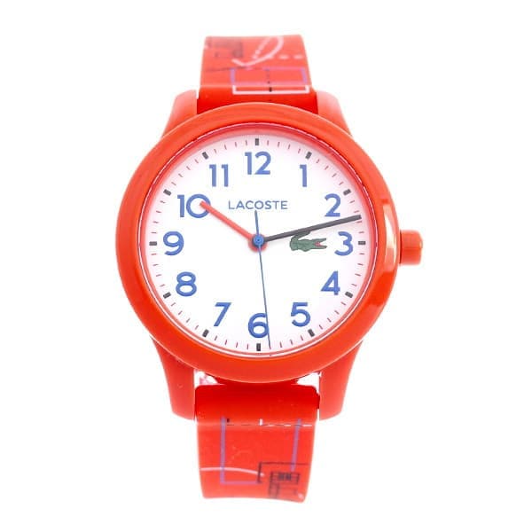 [New]Lacoste Lacoste mens Ladies unisex white red - BE FORWARD Store