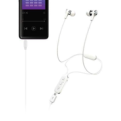 [New]The 2WAY-style wireless earphone white which is usable in the cable broadcasting good even ...
