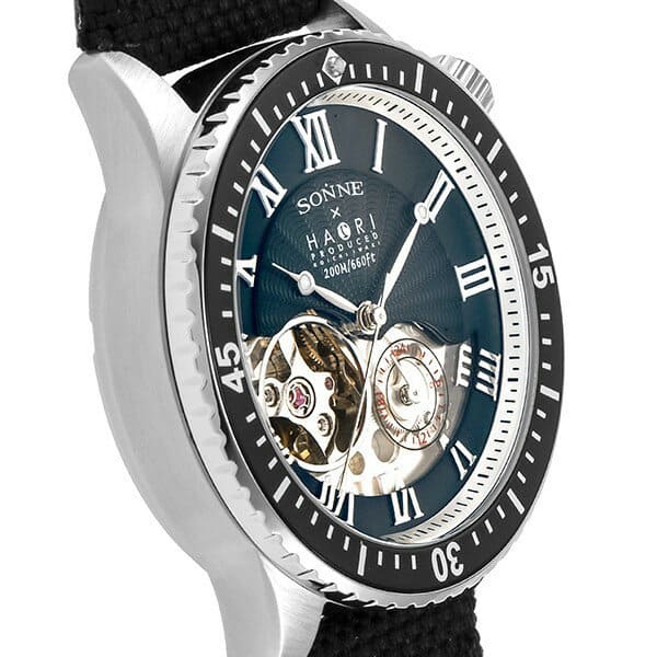 [New]Sonne hao re-SONNE X HAORI mens divers 42mm Automatic winding Navy ...