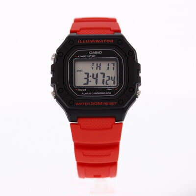 [New]CASIO Casio W-218H-4B mens illuminator - BE FORWARD Store