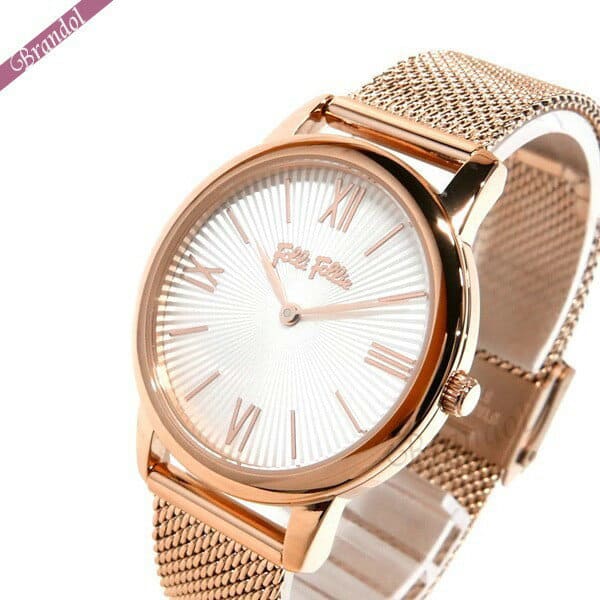 [New]forifori Folli Follie Ladies match point 33mm Silver X pink Gold WF15R032BPW XX | - BE ...