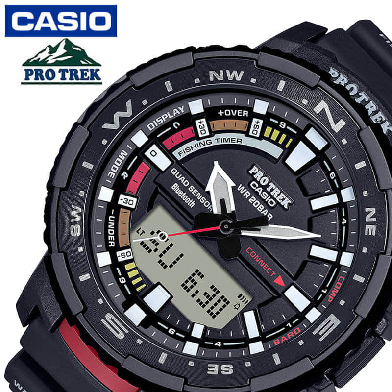 [New]It is winter on a memorial day on Casio PRO TREK angler clock ...