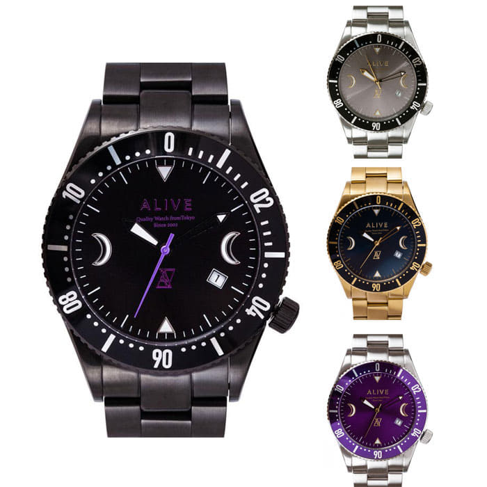 [New]Alive clock ARA Eve GRAVITY self-winding watch clock GOLD SILVER ...