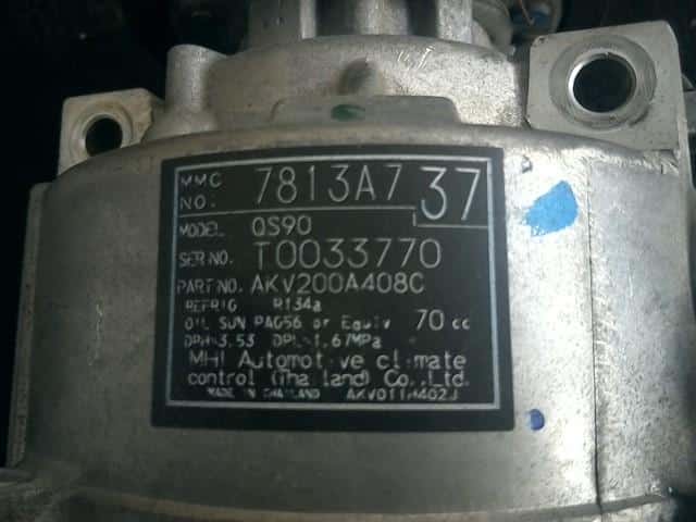 [Used]A/C Compressor MITSUBISHI Delica D5 2015 DBA-CV5W 7813A969 - BE ...