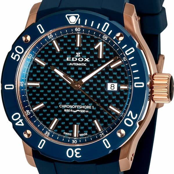 [New]with strap edokkusu [EDOX] Kurono offshore 1 80099-37RBU3-BUIR3 professional automatic mens ...