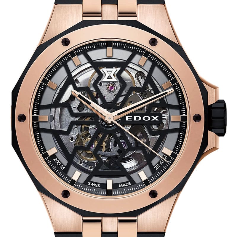 [New]with winder edokkusu [EDOX] derufimmekanootomatikku [DELFIN MECANO ...