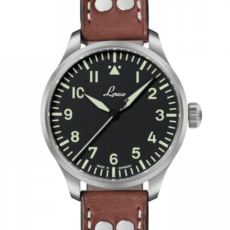 [New]rako [Laco] pilot basic Augsburg 39 861988 mens clock self-winding ...