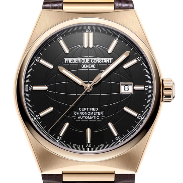 [New]Mens self-winding watch Black FC-303B4NH4 with Frederick constant ...