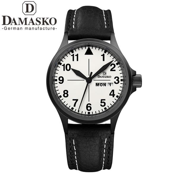 [New]White DA37D L [ ] made in damasuko [DAMASKO] Classic three hand ...