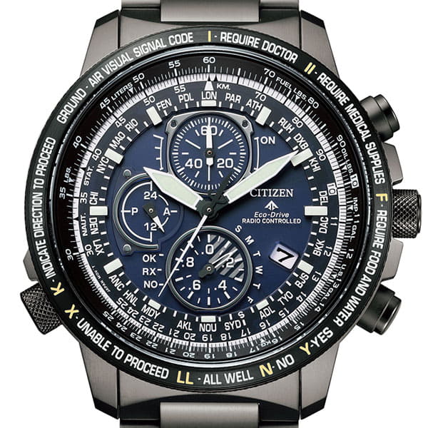 [New]CITIZEN pro master [Citizen PROMASTER] Eco Drive radio time signal ...