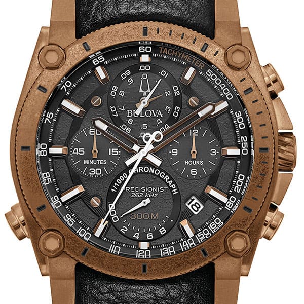 [New]burobapureshijonisuto [BULOVA PRECISIONIST] mens Chronograph ...