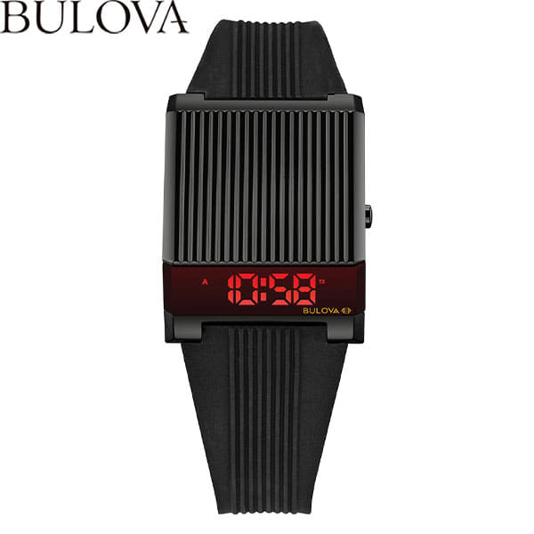[New]Bulova [BULOVA] akaibushirizukompyutorommenzu LED digital watch ...