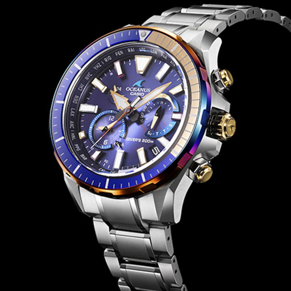 [New]OCEANUS OCEANUS CACHALOT mobile link Electric wave solar M OCW ...