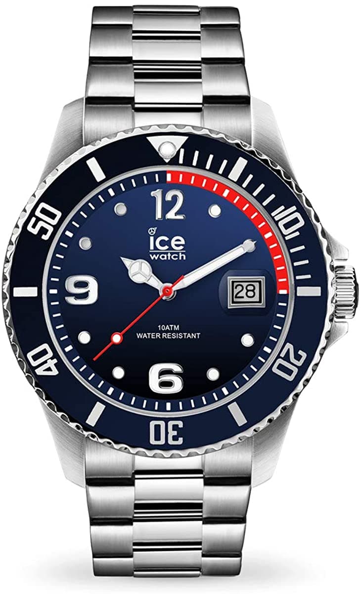 [New]Ice Watch ice mens ICE steel ice steal silver-blue Stainless extra ...