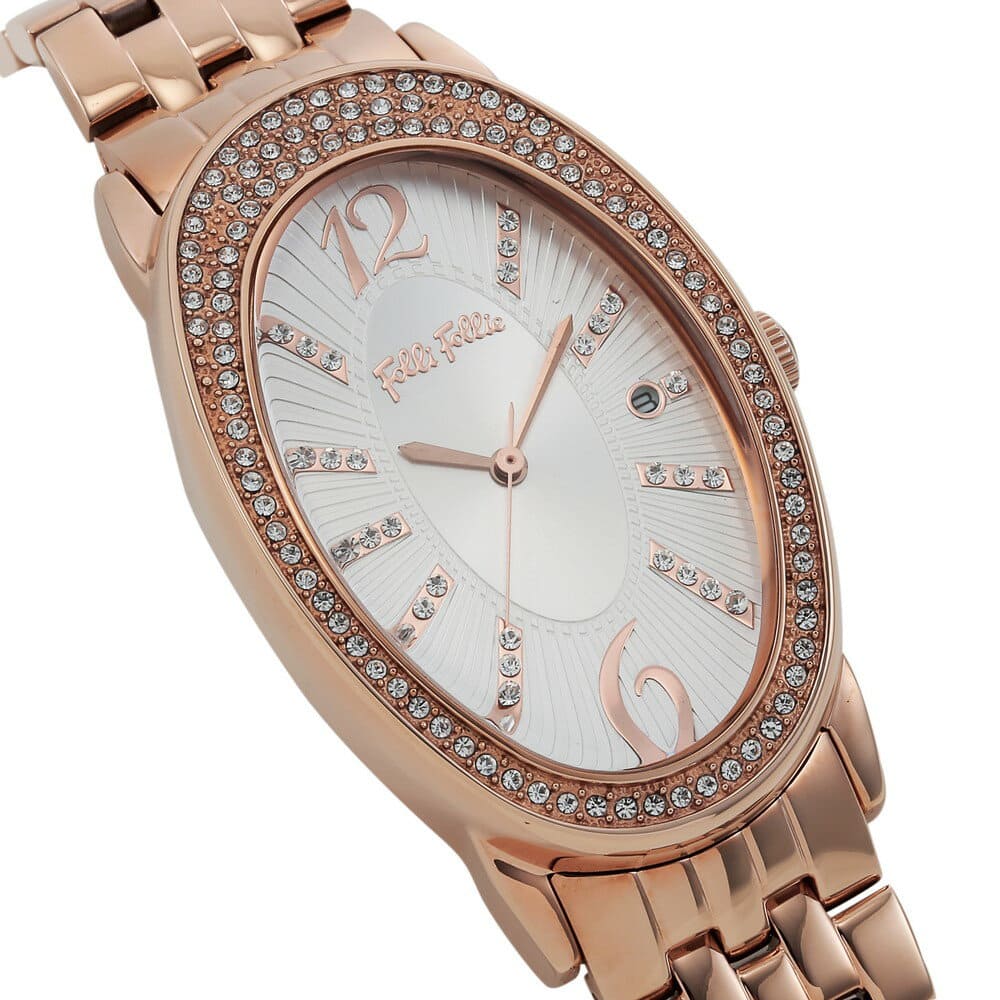 [New]It is until up to 10 times 2 16 1:59 forifori Folli Follie IVY Ladies clock kuo-tsuaibori ...