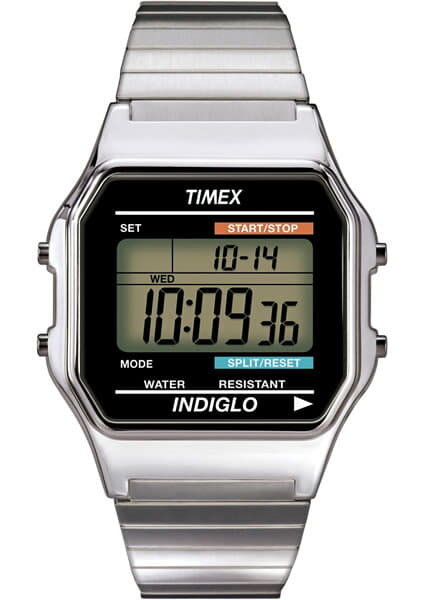 [New]TIMEX Timex CLASSIC DIGITAL T78587 Silver unisex Ladies mens - BE ...