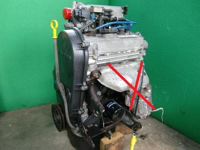 [Used]F6A Engine SUZUKI Wagon R 1996 E-CT21S 1120053F10 1110061D12 - BE FORWARD Auto Parts