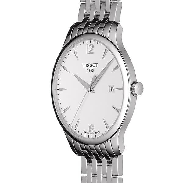 [New]TISSOT formula mens TISSOT tradition quartz Silver clockface ...