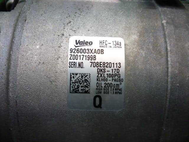 [Used]NV350 Caravan VR2E26 A/C Compressor 926003XA1B - BE FORWARD Auto ...