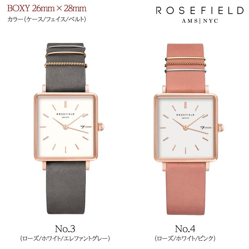 [New]Rose field ROSEFIELD Ladies mesh belt leather belt Ladies clock ...